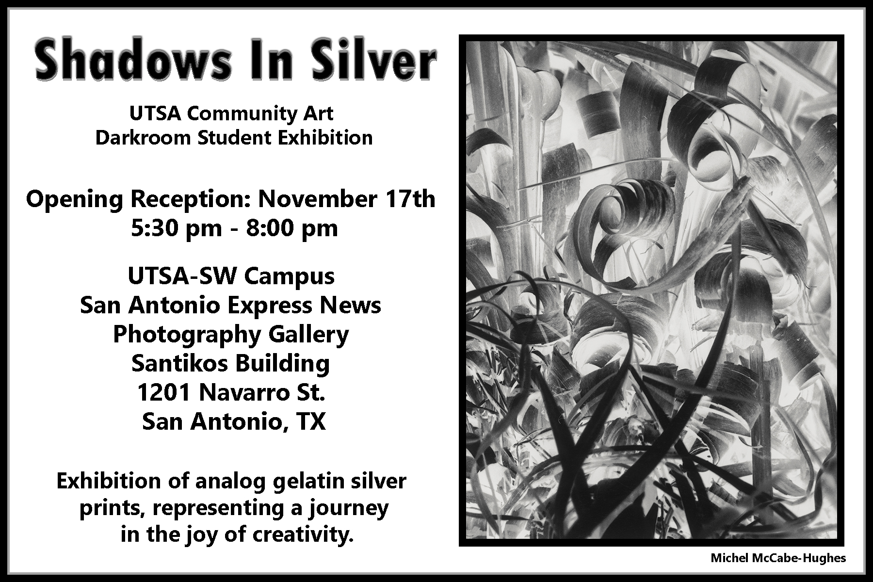 Shadows in Silver | College of Liberal and Fine Arts | UTSA ...